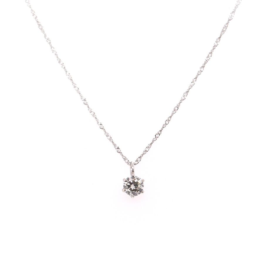 プラチナ0.15ctダイヤペンダント | TBSショッピング