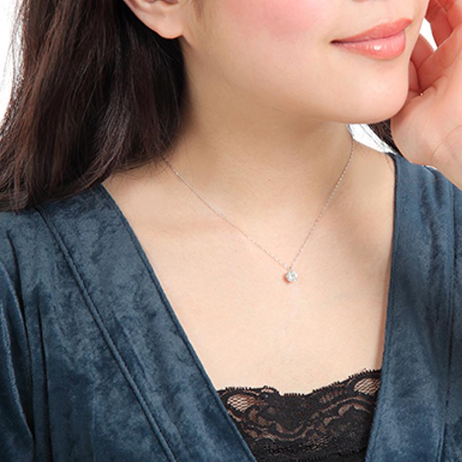 純プラチナ 1ctダイヤ一粒石ペンダント／鑑別カード付 | TBSショッピング