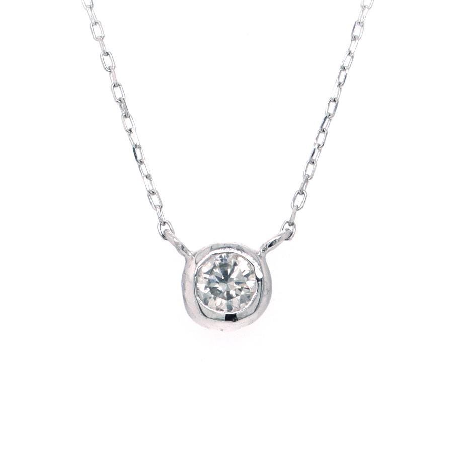 10金0.1ctダイヤベゼルペンダント | TBSショッピング