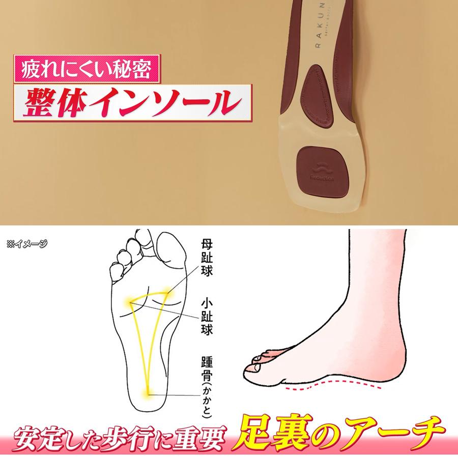 RAKUNA 整体ブーツ／軽量／撥水加工／太めヒール／疲れにくい | TBSショッピング